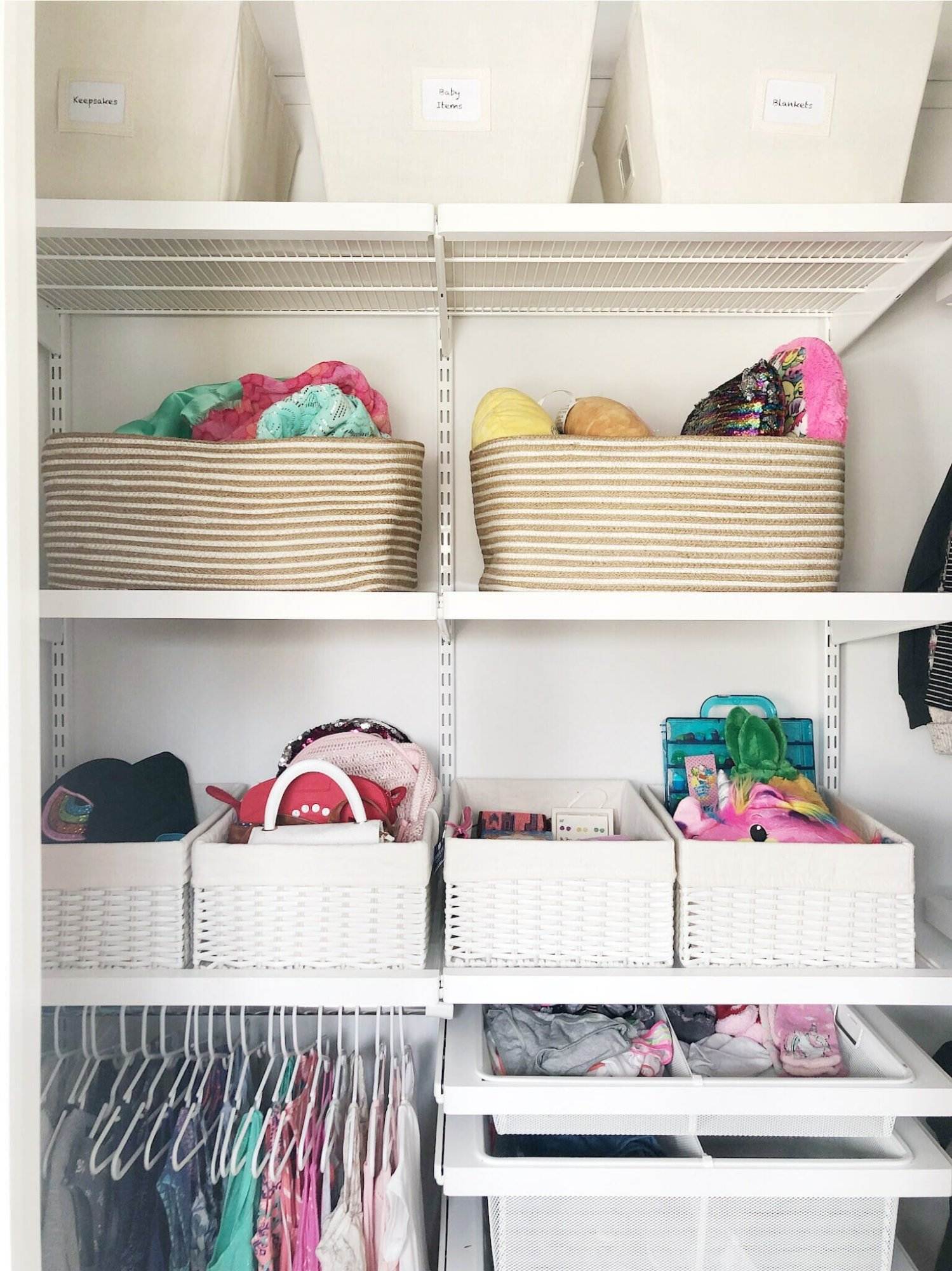 Organizing Closets with The Container Store | Life On Cedar Lane