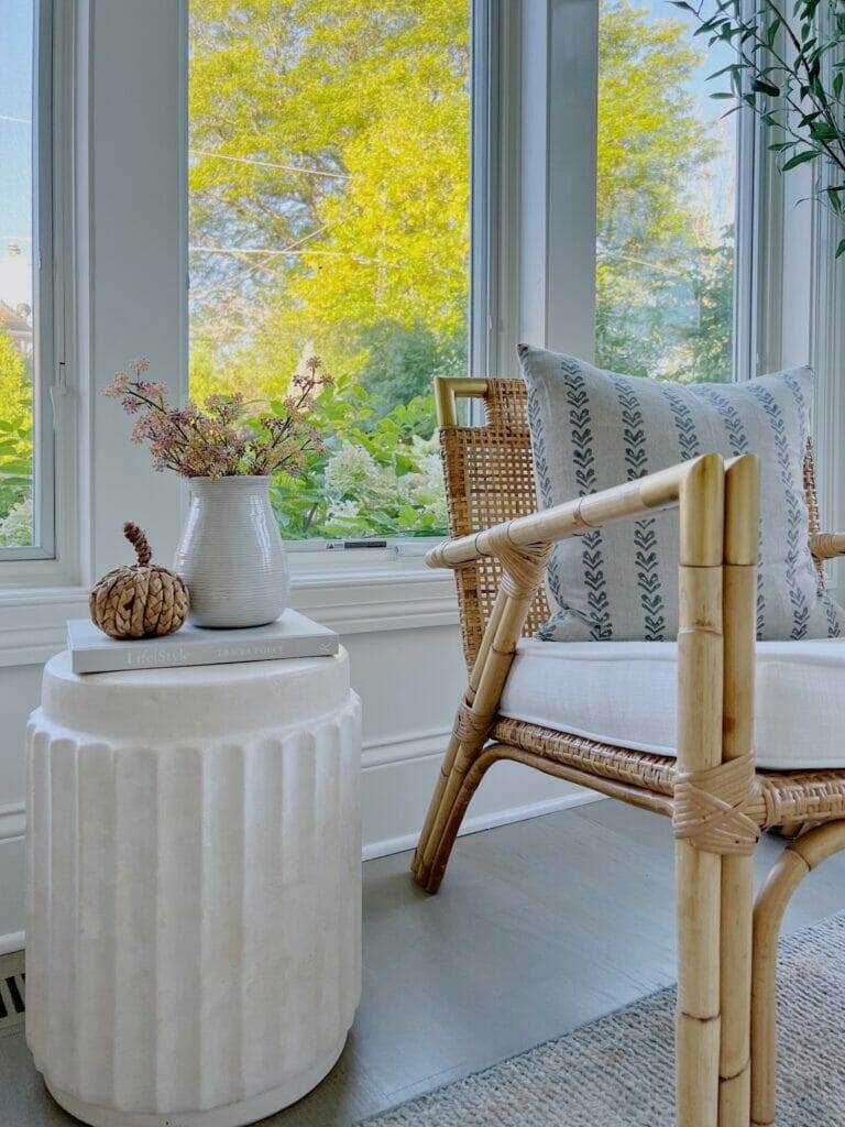 How to Decorate an Accent Table | Life On Cedar Lane